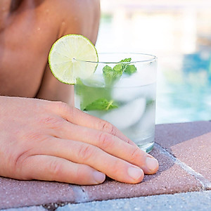 Cruvina Unbreakable Stemless Wine and Cocktail Glasses, 8 Wine and 4 Cocktail, Total of 12 Glasses