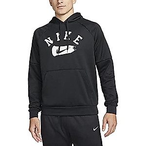 Nike Therma-FIT Graphic Baseball Hoodie (as1, alpha, s, regular, regular, Black)