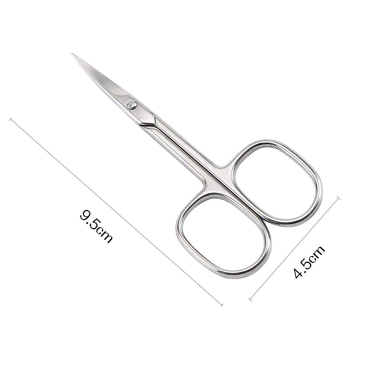 Osinee Duo Eyebrow Brush with Spoolie & Slant Tip Tweezers & Curved Blades Scissors,for Eyebrow Eyelash Extensions,Eyebrow Grooming Set