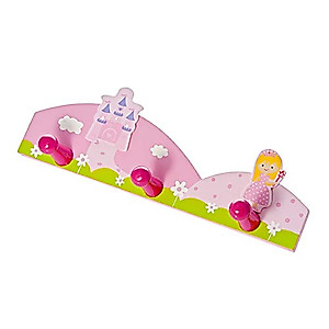 Mousehouse Gifts Princess Coat Hook Wall Hook for Girls Nursery or Bedroom Decoration