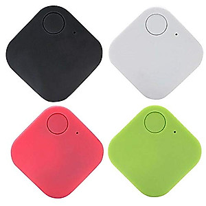 4Pcs Kids Pets Keys Locator Mini Bluetooth GPS Car Motor Tracker Finder Device Smart GPS Tag Bluetooth Tracker Key Finder Alarm Location Tracker For Kid Pet