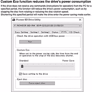 PIONEER External Blu-ray Drive BDR-X13UBK High Reliability & 16x BD-R Writing Speed USB 3.2 Gen1 / 2.0 BD/DVD/CD Writer with PureRead 3+ and M-DISC Support