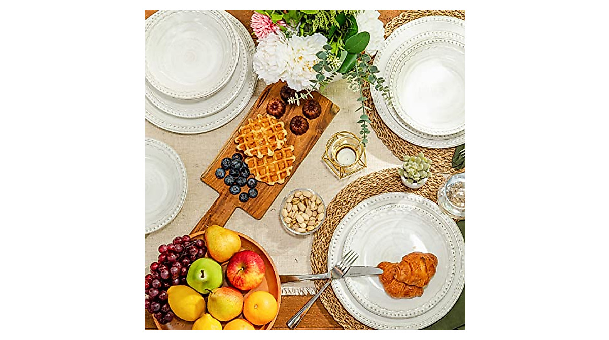 Zak Designs 12-Piece Melamine Dinnerware Set