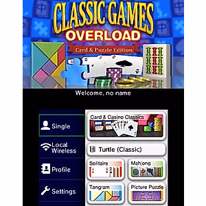 Classic Games Overload: Card & Puzzle Edition - 3DS