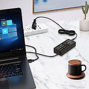 45W Type C USB C Charger Adapter for HP Chromebook X360 14-CA000 11-ae000 14-ca051wm 14-ca052wm 14-ca091wm ca061dx,11-ae051wm 11-ae001tu 11-ae027nr;12-c012dx 918337-001 844205-850 28769-001