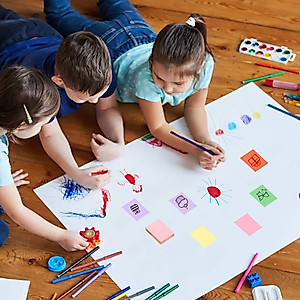 EOOUT Sticky Notes 1.5x2 Inches, 30 Pack Bright Colors Self-Stick Pads, 10 Colors Super Adhesive Bright Colors Memo Pads, 75 Sheets/Pad