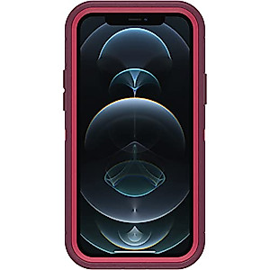 OtterBox Defender Series Case for iPhone 12 & iPhone 12 Pro (Only) - Case Only - Microbial Defense Protection - Non-Retail Packaging - Berry Potion (Raspberry Wine/Boysenberry)