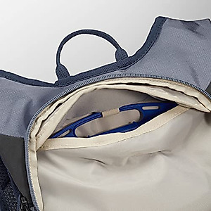 High Sierra Hydrahike 2.0 Hydration Backpack with 2L Reservoir, for Hiking, Biking, Camping, Traveling, Grey Blue, 8L