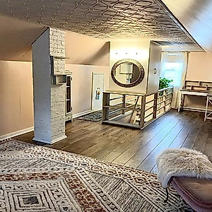 A La Maison Ceilings R82 Circles and Stars Foam Glue-up Ceiling Tile (128 sq. ft./Case), Pack of 48, Plain White