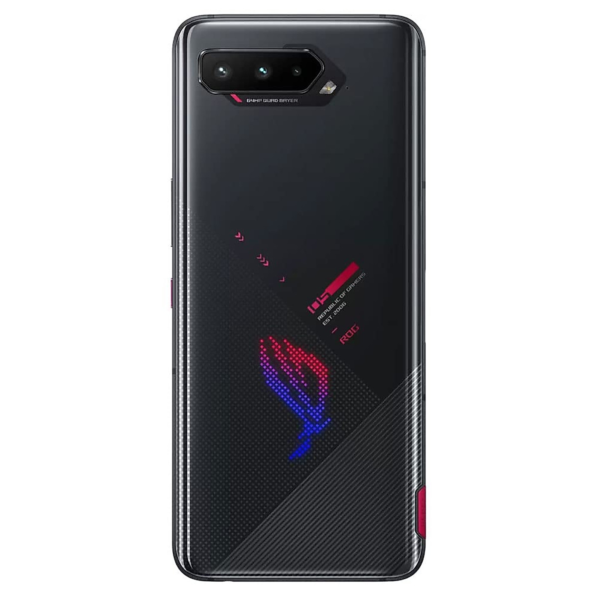 Asus ROG Phone 5 ZS673KS / I005DA 5G Dual 128GB 12GB RAM Factory Unlocked (GSM Only | No CDMA - not Compatible with Verizon/Sprint) Tencent Games Google Play Installed - Phantom Black