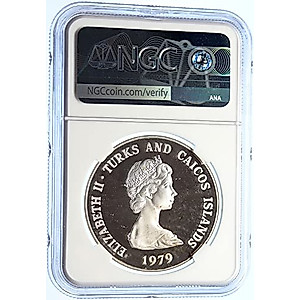 1979 1979 TURKS AND CAICOS 10Yr Prince Charles Proof A 10 Crowns PF 68 ULTRA CAMEO NGC