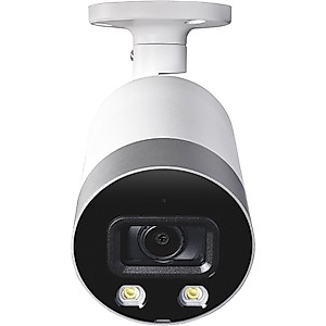 Lorex E891AB-E 4K Ultra HD Smart Deterrence IP Camera with up to 150ft Color Night Vision and 111 Degrees Field of View