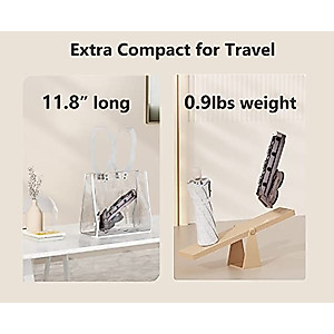Portable Travel Clothes Rack with Clips, Vacuum Suction Folding Drying Rack for Travel, Hotels, RV, Car or Indoor