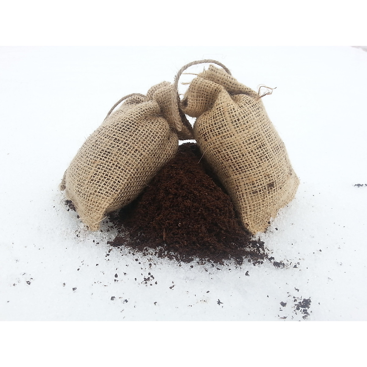 2 VERMICOMPOST "worm" TEA BAGS, each bag makes 5 gal of worm tea