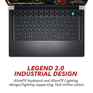 Alienware X15 R1 VR Ready Gaming Laptop - 15.6 inch 360Hz FHD 1080p Display, NVIDIA GeForce RTX 3070, Intel Core i7-11800H (11th Gen), 16GB DDR4 RAM, 1TB SSD, Wi-Fi 6, Windows 11 Home - Lunar Light