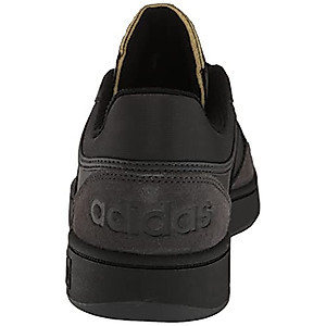 adidas Men's Hoops 3.0 Low Basketball Shoe, Black/Black/Carbon, 10