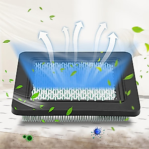 Wai Danie 4 Pack 17211-ZL8-023 Air Filter Compatible with Honda GC135 GCV135 GC160 GCV160 GC190 GCV190 GX100 17211-ZL8-023 17211-ZL8-003 17211-Zl8-000 8Z305 Premium Lawn Mower Air Cleaner Element