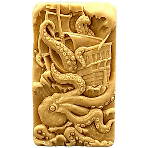 Monsters Silicone Mold for SOAP Making, Candle, Plaster, Resin, Wax Bigfoot, Kraken, Alien, MOTHMEN