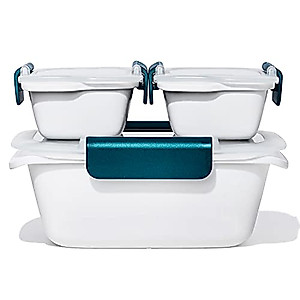 OXO Good Grips Prep & Go 20 Piece Set | Leakproof Food Storage | Ideal for leftovers, meal prep and work lunches | BPA Free | Microwave Safe | Dishwasher Safe | Freezer Safe | Odor and Stain Resistant