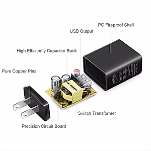 5V 1A/1.5A USB Power Adaptor Supply Charger Replacement for Roku Streaming Stick, Roku Express/Plus,Express 4K/Plus, Premiere/Roku Voice Remote Pro(NOT for Roku Ultra&Streaming Stick Plus/4K)