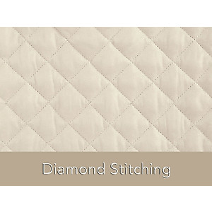 Covermates Keepsakes - Dish Storage - Padded Protection - ID Window - Stain Resistant - Machine Washable - China Storage-Cream