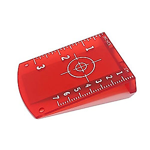 Laser Targets, 2 pcs Magnetic Floor Laser Target Card Plate for Red Laser Level