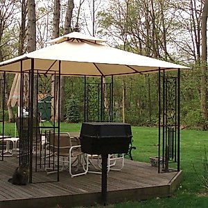 Garden Winds Leaf Gazebo Replacement Canopy Top Cover - RipLock 350