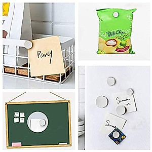 RHINOCATS 60 pcs Refrigerator Magnets，Fridge Magnets，Tiny Magnet, Multi-Use for Office, Hobbies, Crafts and Science, Tiny Size：5mm x 3mm(DxH)