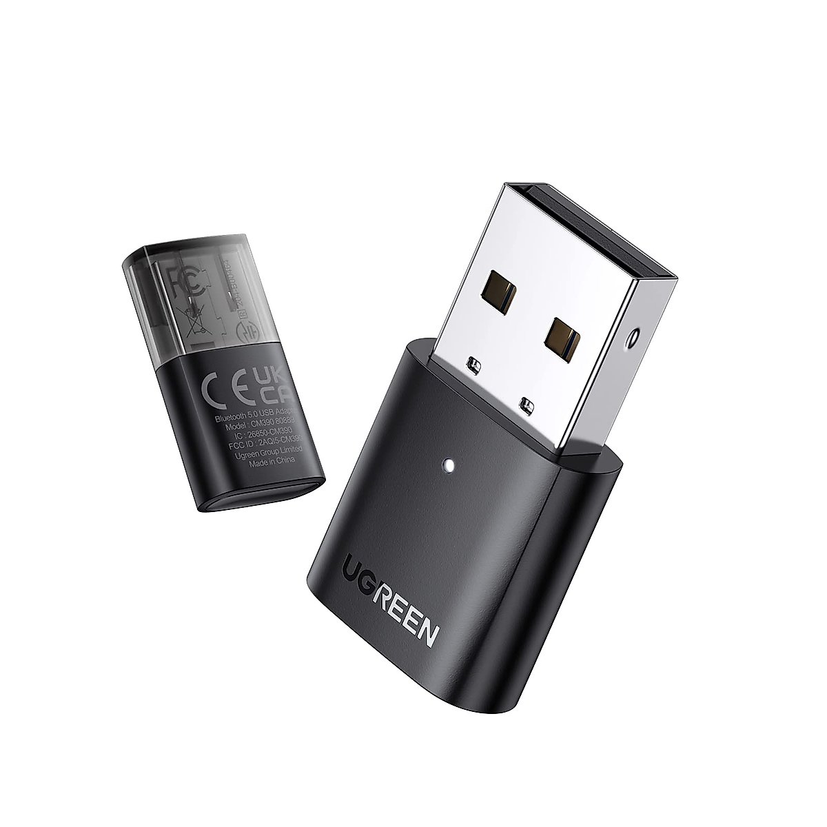 UGREEN USB Bluetooth Dongle for PC - 5.0 Adapter, Driver-Free for Windows 11/10/8.1, Compatible with Desktop, Laptop, Bluetooth Mouse/Keyboard, Headsets, Speakers