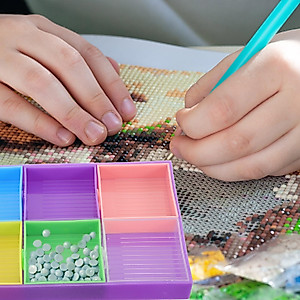 1 Set Capacity Art Bead Storage Trays Art Accessories Bead Sorting Organizer Container Crafts