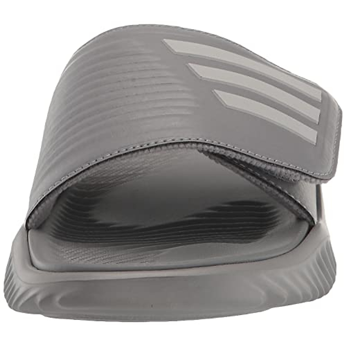 adidas Unisex Alphabounce 2.0 Slides Sandal, Grey/Grey/Grey, 9 US Women