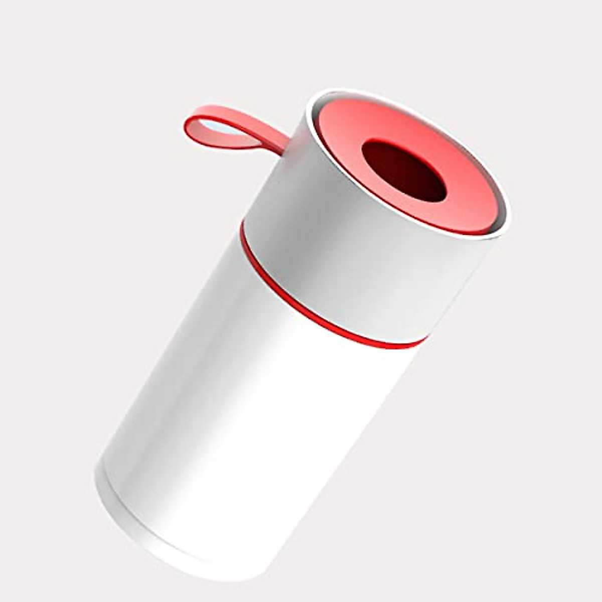 AnyCar Car Tissue Tube, Cylinder Tissue Box Round Tissues Container for Car Cup Holder 5.89'' * 2.71''(H*D), Up to 30 Count Tissue (White)