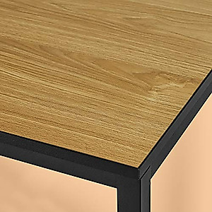 Zinus Kenn Canopy Bed Frame with Desk for students, Twin