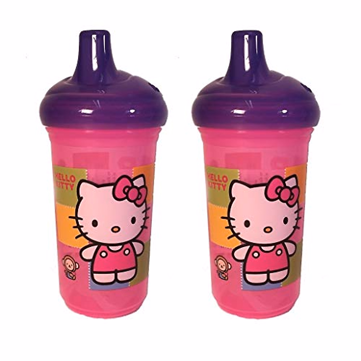 Set of 2 Munchkin Hello Kitty 9 Ounce Sippy Cups