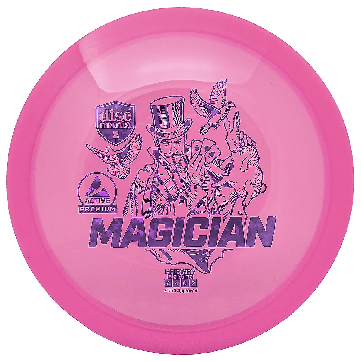 Discmania Active Premium Magician Disc Golf Fairway Driver 165-176g – Colors Will Vary
