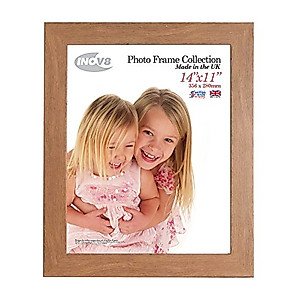 Inov8 Framing Inov8 British Made Traditional Picture/Photo Frame, Orchard Pippy Oak, 14x11 Inch (36x28cm), 20.32 x 15.24 x 3.0 cm, 2 Pack