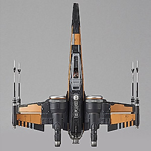 Bandai Hobby Poe's Boosted X-Wing Star Wars, Bandai Star Wars 1/72 Plastic Model Hobby Space Ship