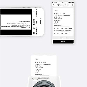 XXXDXDP Home Portable Mini 4.0 Photo Printer Convenient Thermal Pocket Print for Android/iOS 300dpi