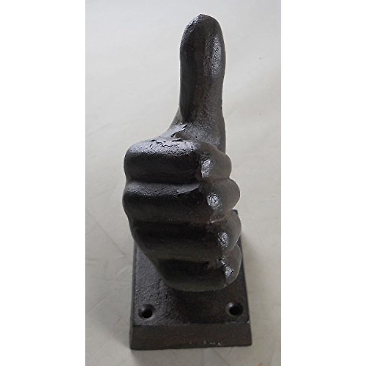 Cast Iron Thumbs Up Themed Wall Mounted Hook