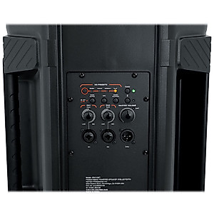 JBL IRX112BT 12" 1300 Watt Powered Active DJ Portable PA Speaker w/Bluetooth Bundle with Pair of Rockville Adjustable Tripod Speaker/Light Stands with (2) 20 Foot XLR Cables