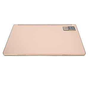 Haofy Gaming Tablet, 6GB RAM 256GB ROM Office Tablet 3 Card Slot 10.1 Inch FHD US Plug 100‑240V Octa Core CPU for Family (Gold)