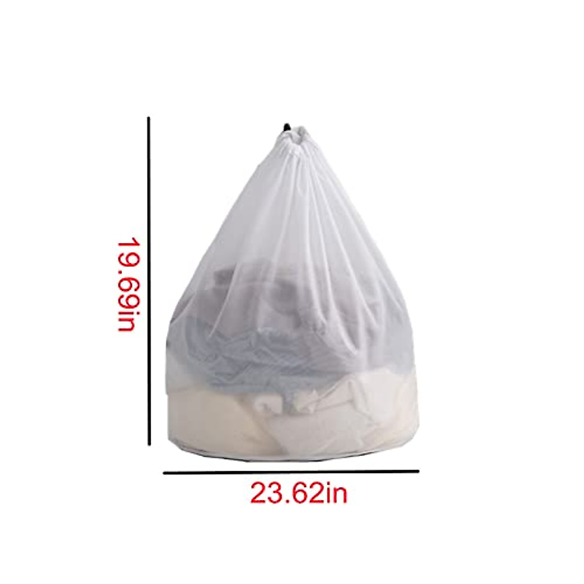 4 PCS Mesh Laundry Bags, Washing Machine Wash Bags, Reusable and Durable Mesh Wash Bags