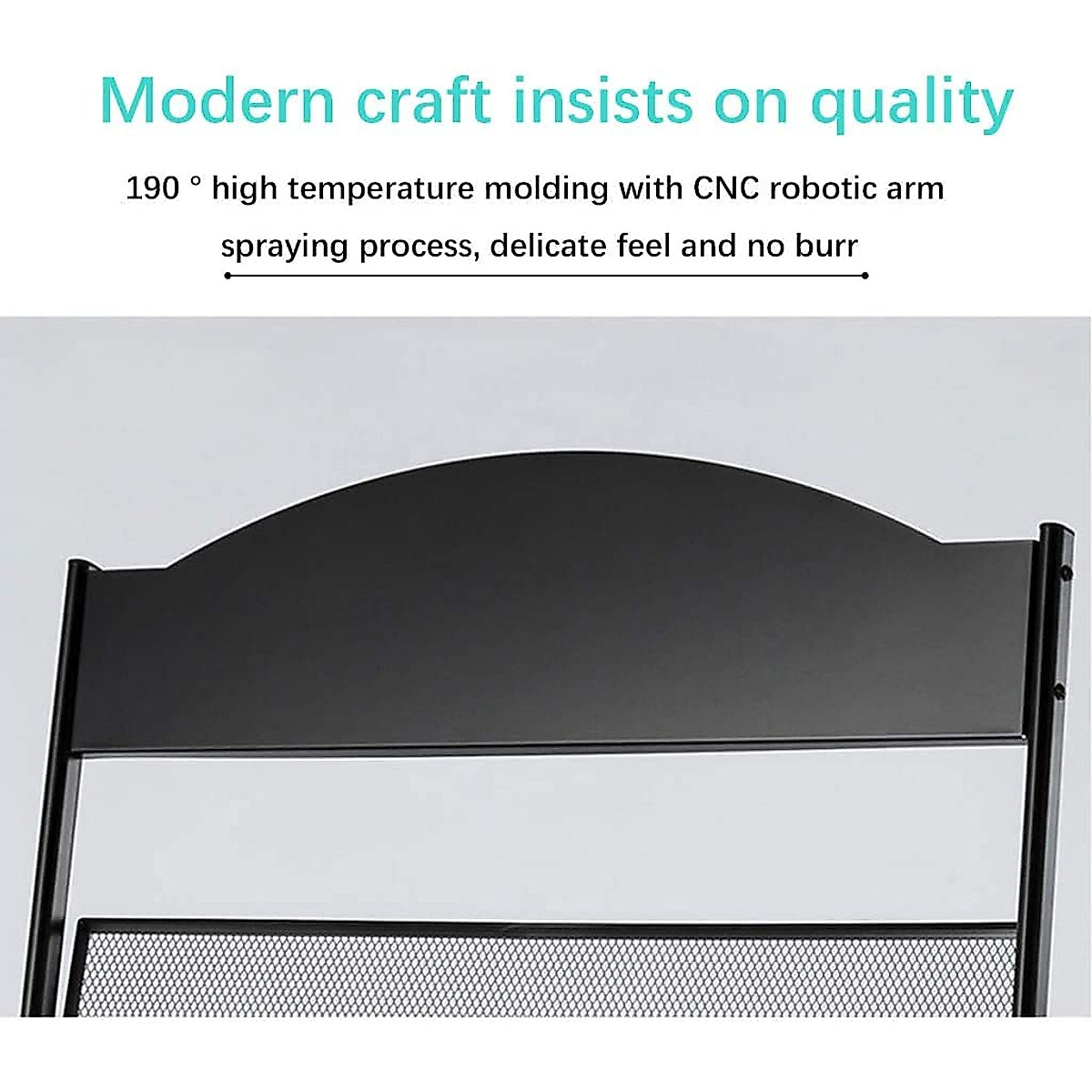 Yinghao Floor-Standing Magazine Rack, 4-Layer Iron Wheeled Newspaper Rack, Suitable for the Display of Brochures or Documents in Exhibitions, Shopping Malls, Hospitals, Offices (BLACK)