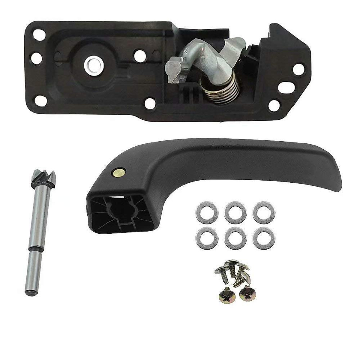 20833606 Interior Door Handle Kit Front Left Diver Side Fits for Cadillac Escalade 2007-2011 Chevy Avalanche Cheyenne Silverado Suburban Tahoe 2007-2014 GMC Sierra Yukon 2007-2014 Replace# 80374