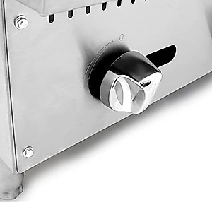 AtosaUSA ATRC-24 24 Natural Gas Countertop Heavy Duty Radiant Charbroiler with Manual Control - 70,000 BTU