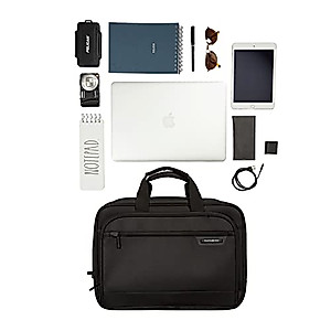Samsonite Classic 2.0, Black, 15.6" 3 Compartment Briefcase
