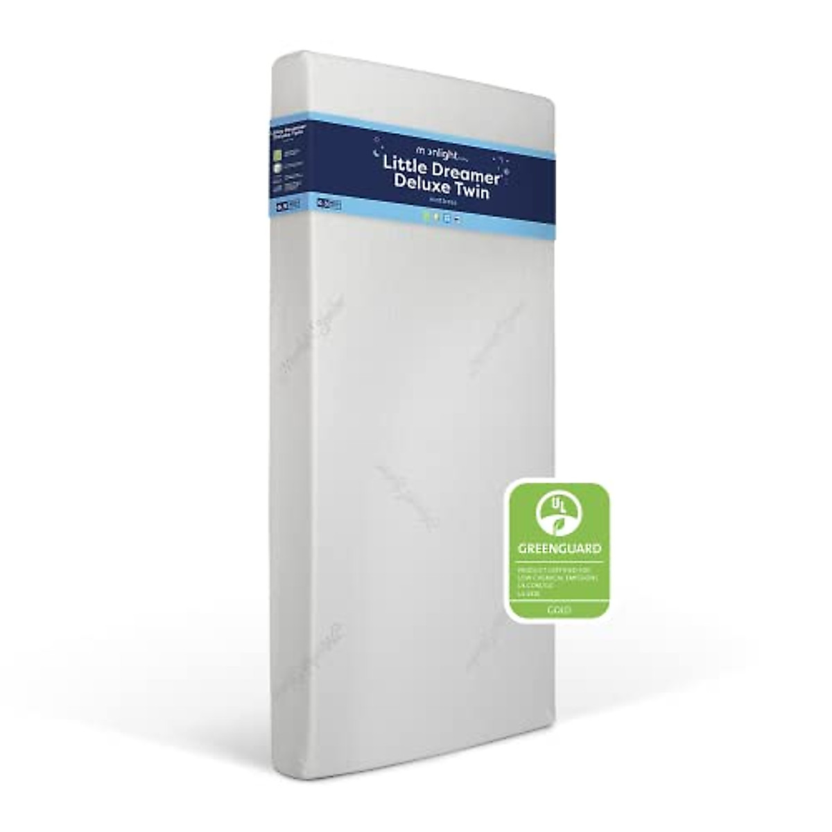 Moonlight Slumber Little Dreamer Deluxe Kids Mattress, Twin - Dual Sided Memory Foam, Plush, Waterproof