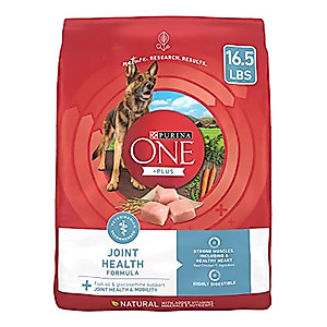 Purina ONE Plus Joint Health Formula Natural With Added Vitamins, Minerals and Nutrients Dry Dog Food - 16.5 lb. Bag