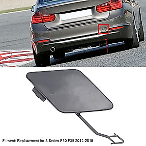 Tow Hook Cover,51127312748 Rear Bumper Tow Hook Eye Cap Cover Replacement for 3 Series F30 F35 2012‑2015