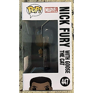 FUNKO POP! Captain Marvel NICK FURY with GOOSE THE CAT - EXCLUSIVE - COLLECTOR CORPS